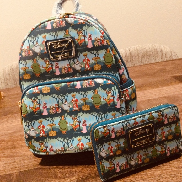 Loungefly | Bags | Robin Hood Loungefly Backpack And Wallet | Poshmark